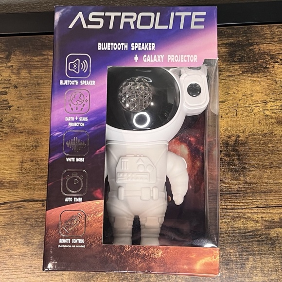 Toys | Astrolite Led Projector Bluetooth Speaker Remote Galaxy Night ...